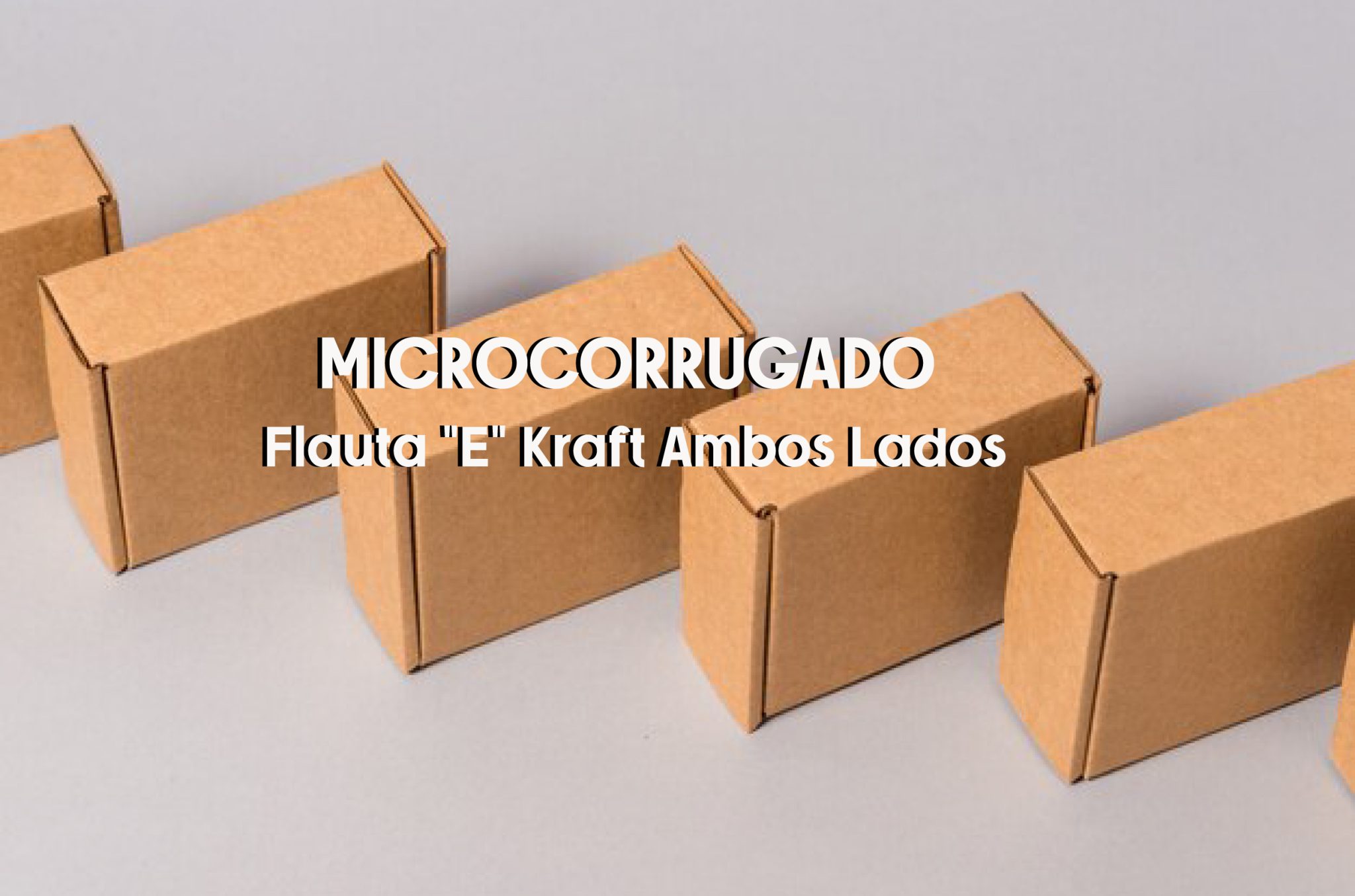 microcorrugado Flauta E Kraft Ambos Lados | Papel SA
